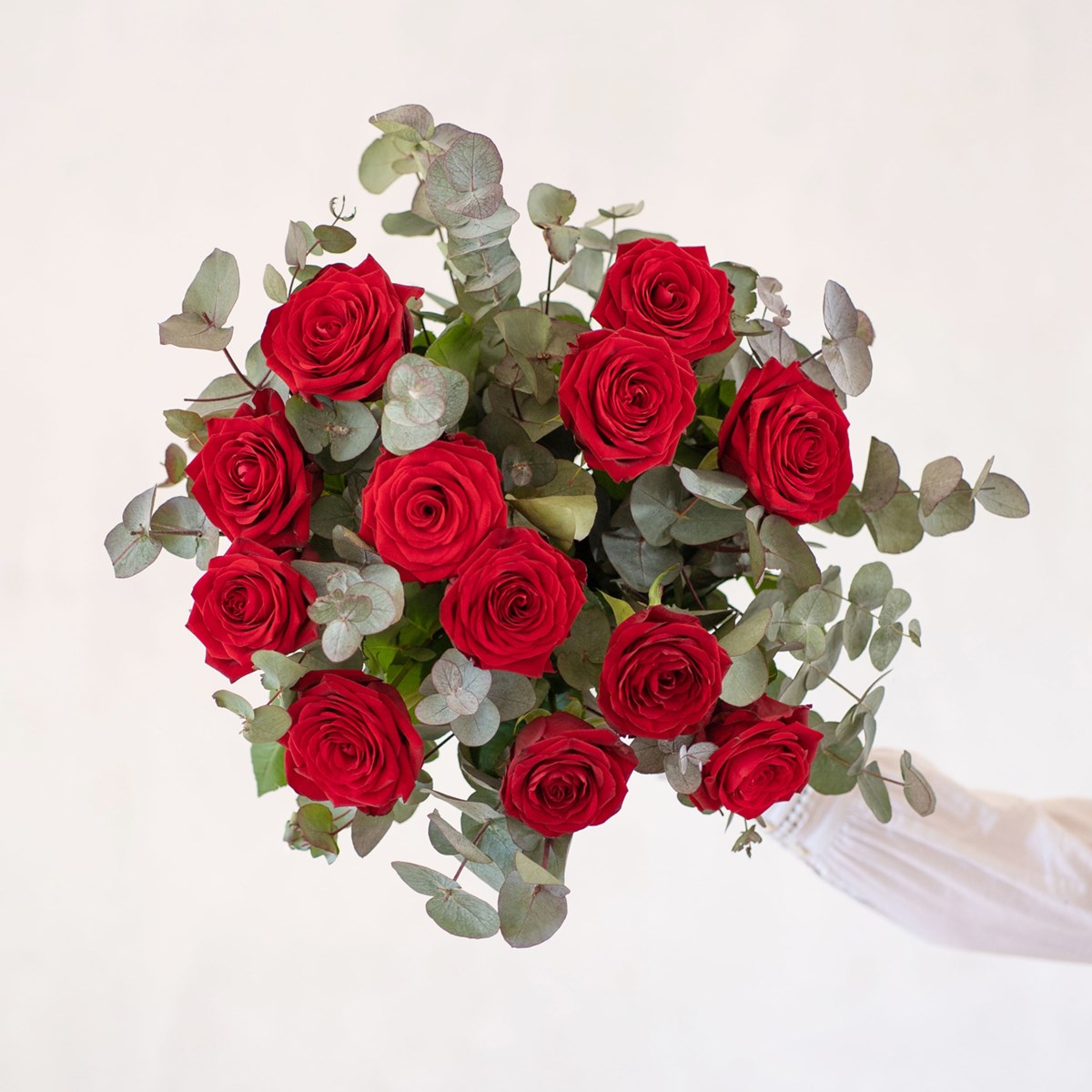 Love - 12 red roses bouquet